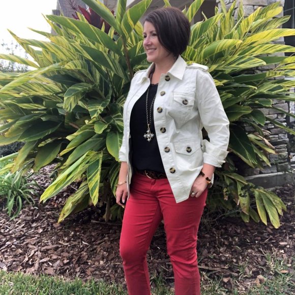 CAbi | Jackets & Coats | Cabi 5659 Kenya Safari Jacket Medium Euc ...